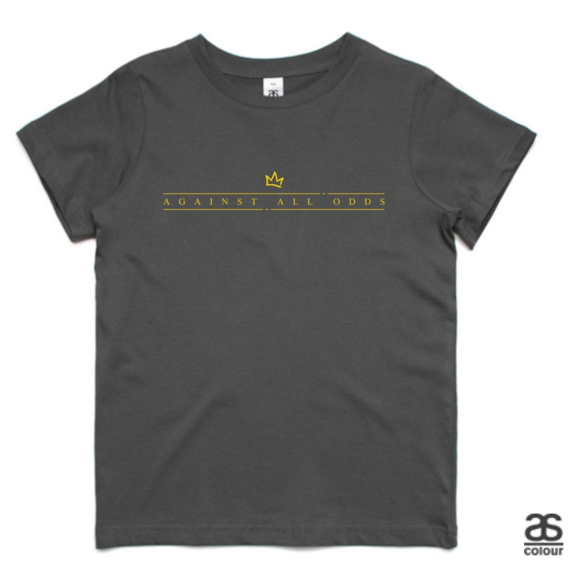 Against All Odds #01 Kids Tee (GOLD Print) – XNDR KING